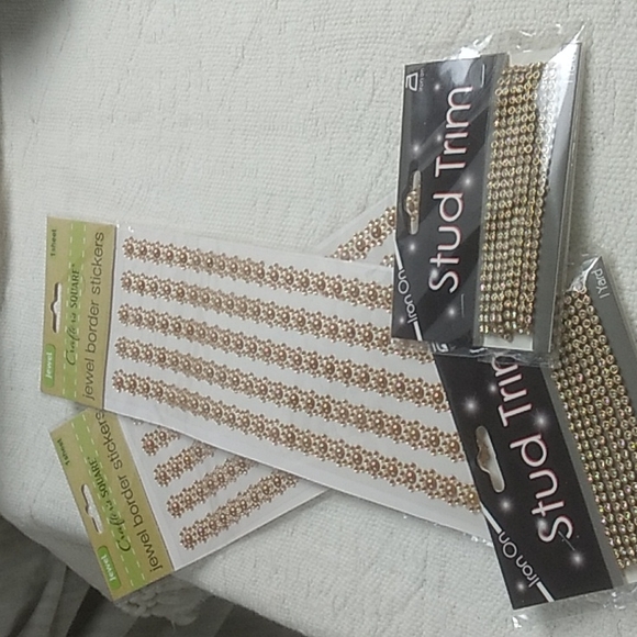 Alor Style Corp | Office | Jewel Trim Borders Trim Iron Rhinestones ...